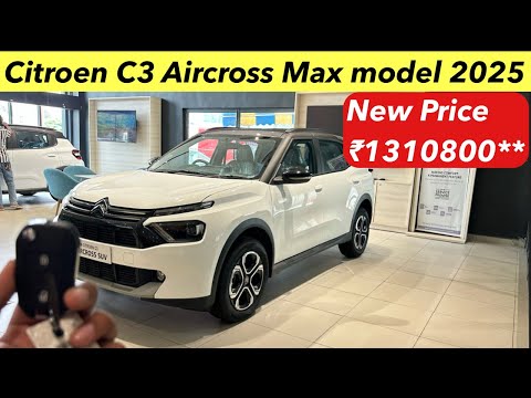 2025 New Citron C3 Aircross Max Top Model 🔥l Full -Review l #citroen