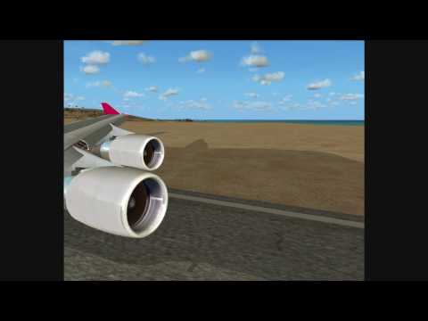 PMDG Chatered Flight Tenerife North Airport