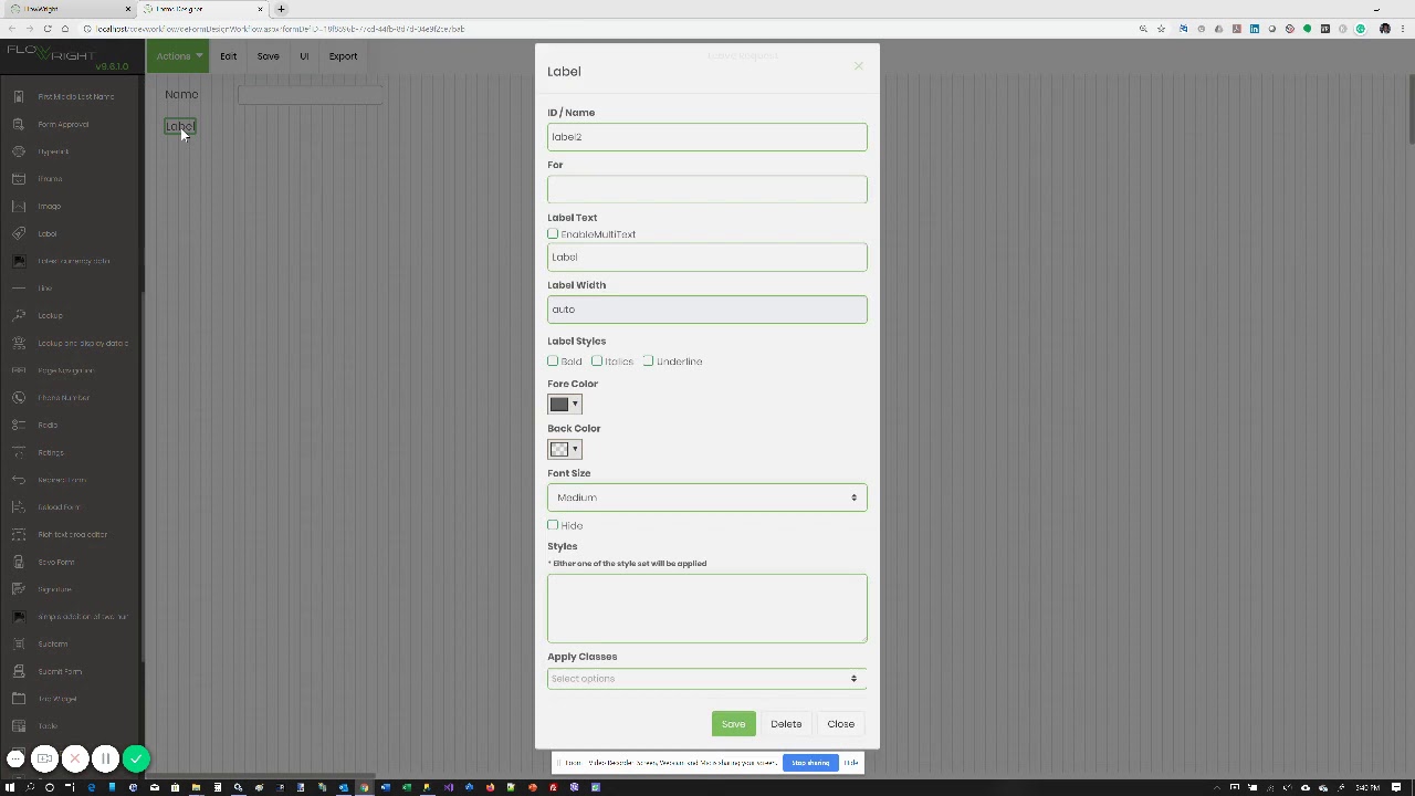 FlowWright   How to build a simple form