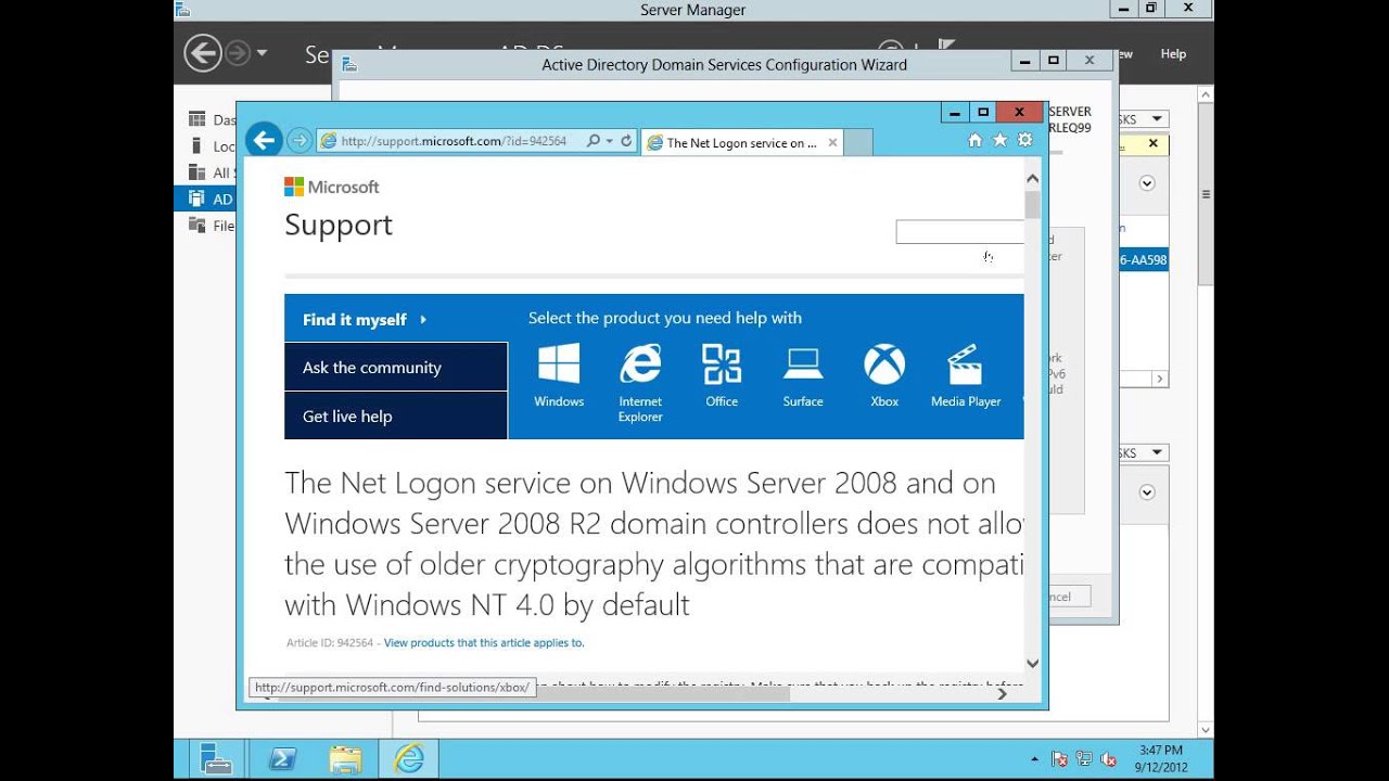 Active Directory Tutorial 1 - Installing Active Directory on Windows Server 2012