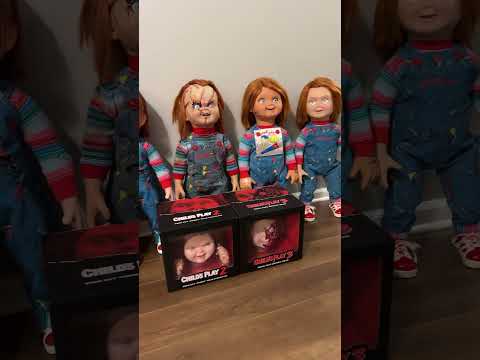 Chucky family reunion #chucky #childsplay2 #brideofchucky #halloween #dolls #neca #spirithalloween