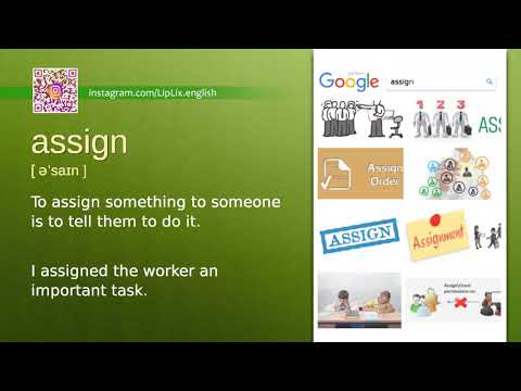 Assign : C1 level english vocabulary lesson, www.LipLix.com