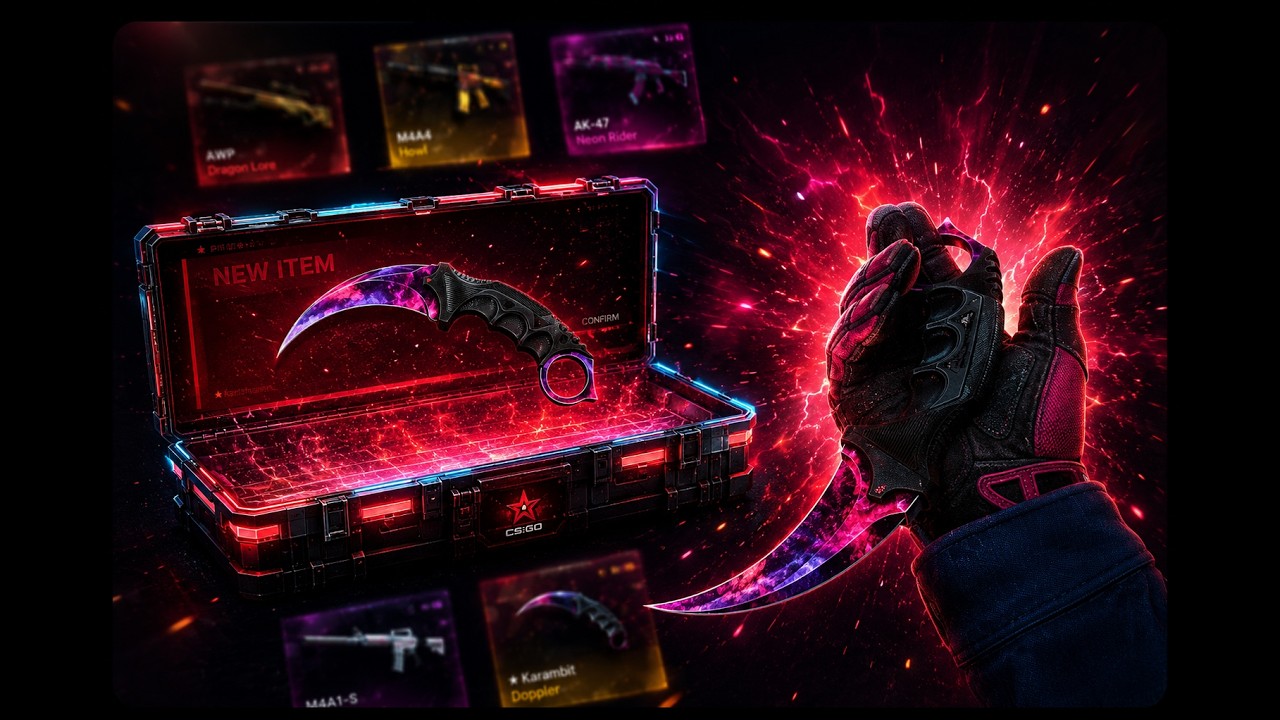 I REALLY LIKE THIS SITE!! CS2 CASE OPENING