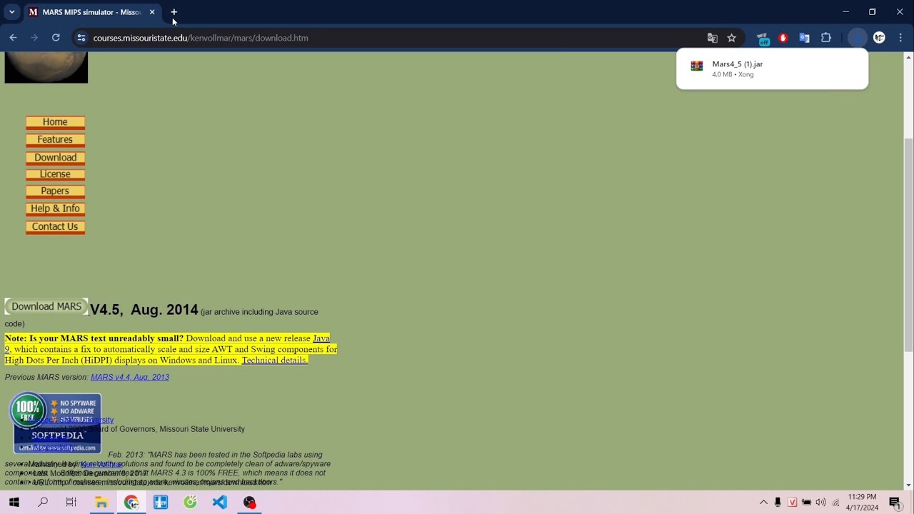 How Install Mars MIPS asm java develop