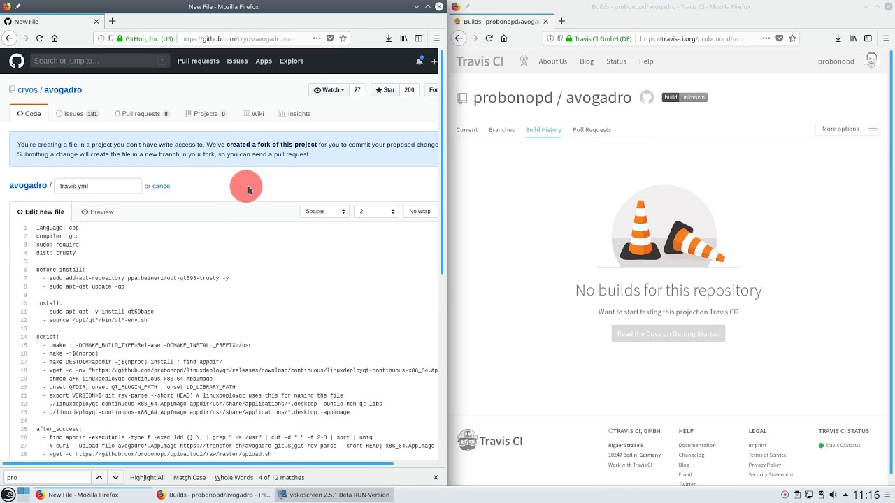 Tutorial: Sending a GitHub Pull Request that produces an AppImage
