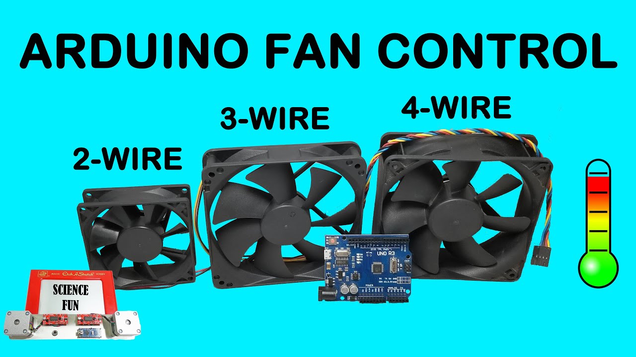 Arduino Fan Control // 2-Wire, 3-Wire, and 4-Wire CPU Fan Speed Control and Measurement