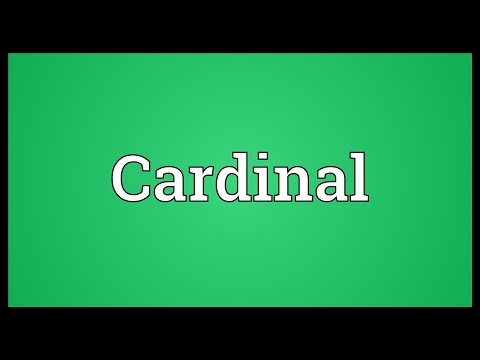 Cardinal Meaning