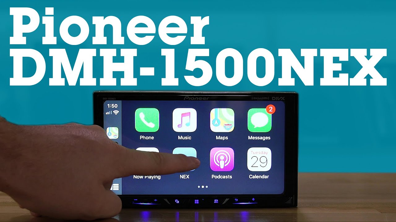 Pioneer DMH-1500NEX in-dash receiver with Android Auto and CarPlay | Crutchfield