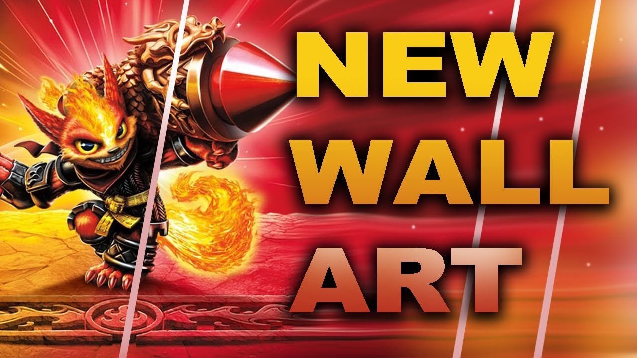 NEW Skylanders Wall Art FlareWolf