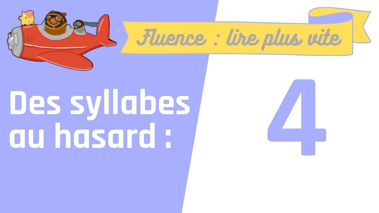 4️⃣ Méthode Fluence /lecture rapide : mix de syllabes - Cours CP