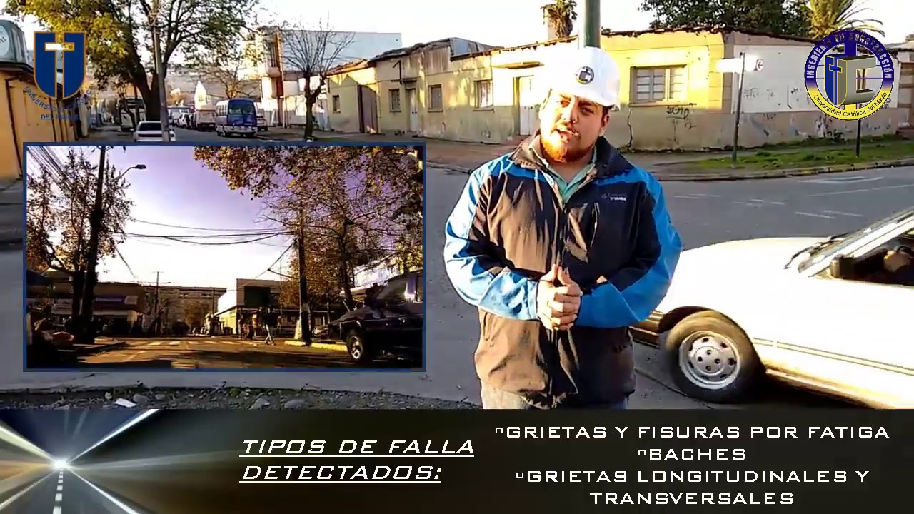 TIPOS DE FALLAS EN PAVIMENTO; TALCA, CHILE.