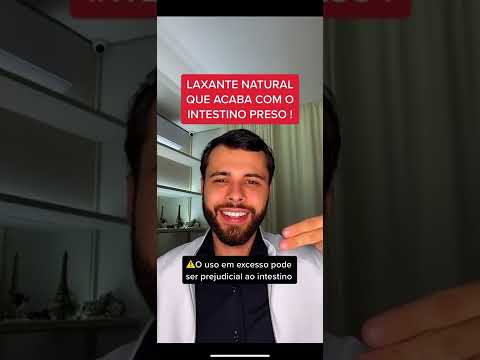 LAXANTE NATURAL para acabar com o INTESTINO PRESO