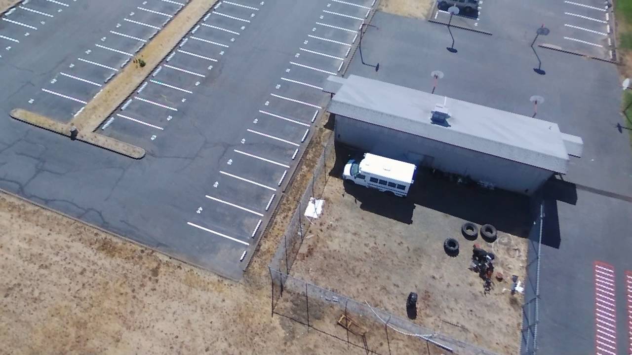 Flying the Parrot Bebop 2 @ the local High School in Cave Junction, Oregon(2)