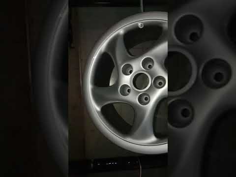 New refinishing wheel silver color