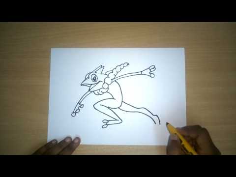 How to Draw Frogadier | Pokemon | Easy Step by Step drawing for kids ...
