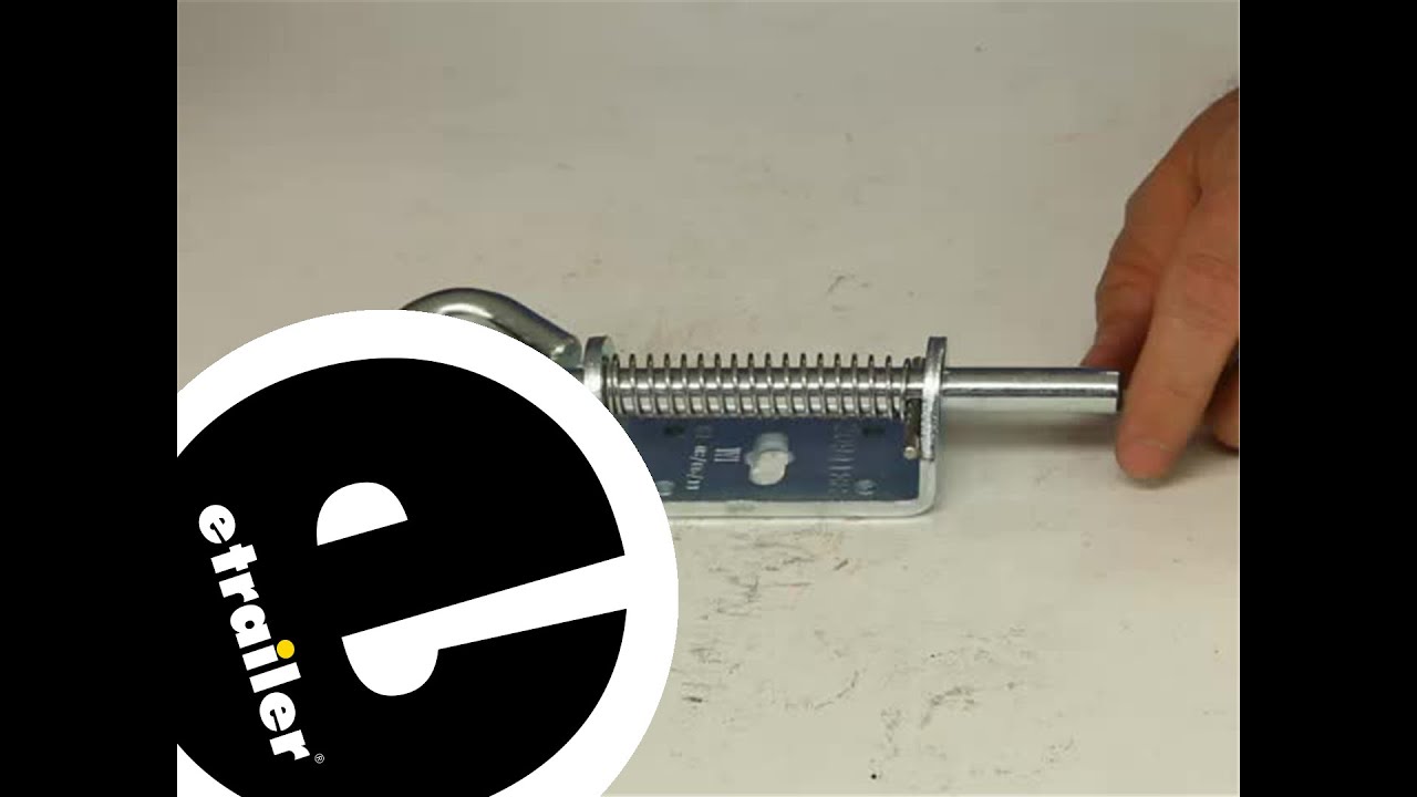etrailer | Ultimate Overview of the Bolt-On Zinc Spring Latch
