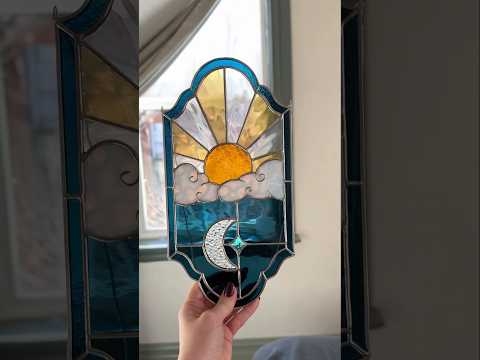 I have two of these listed in my shop right now 👀 #stainedglass