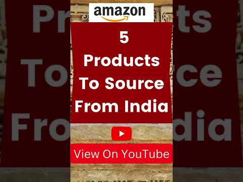 5 products to Source from India Sell on Amazon #shorts #sourcingfromindia