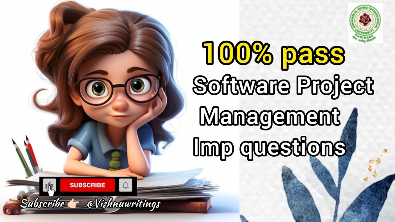 SOFTWARE PROJECT MANAGEMENT(SPM)IMP QUESTIONS JNTUK R20 R23| #education#spm #youtubevideo #like