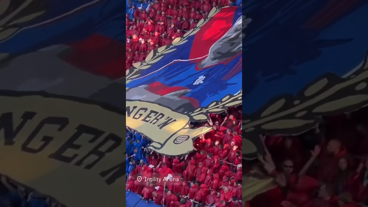 Amazing tifo and poncho animation by Välerenga fans || Välerenga - HamKam 16/05/2025
