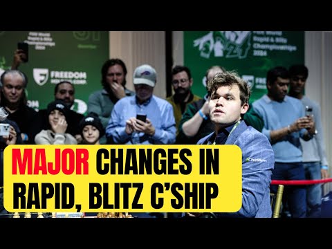 World Rapid and Blitz Championship format to undergo changes in 2025 |Sports Today