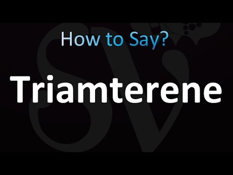 How to Pronounce Triamterene (Correctly!)