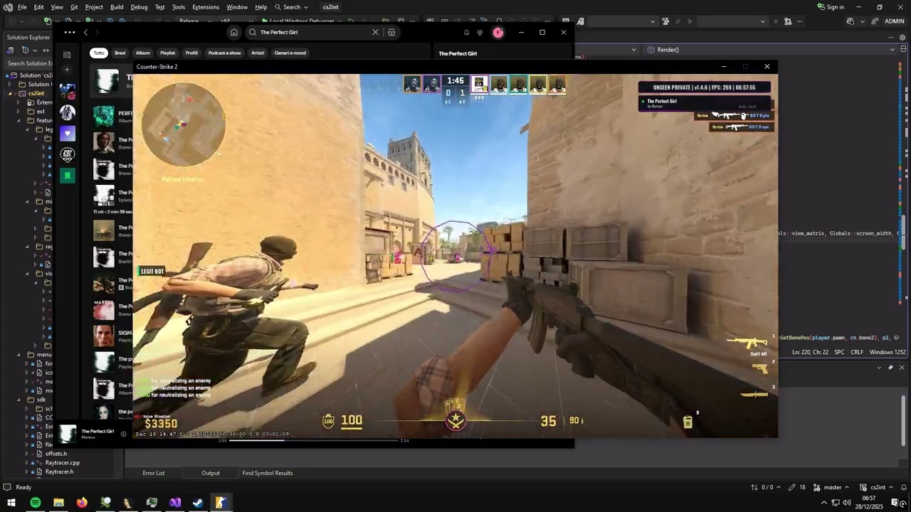 CS2 Internal Cheat – Devlog #1 (Rage Testing)