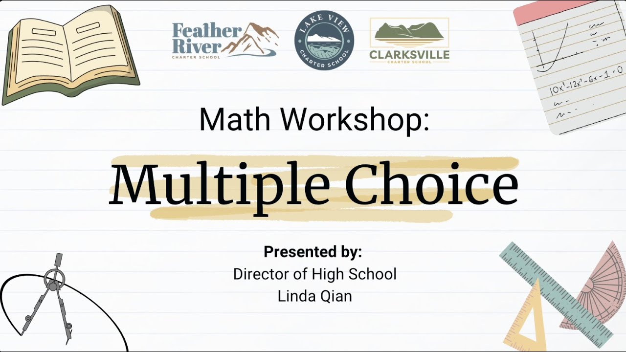 Math Workshop   Multiple Choice