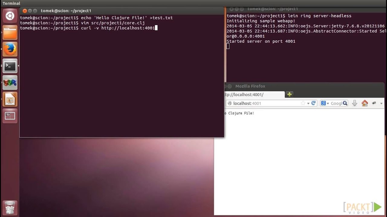 Building Web Applications with Clojure Tutorial: Response Map | packtpub.com