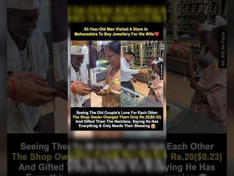 93-Year-Old Man Visited A Store In Maharashtra To Buy Jewellery For His Wife #shorts