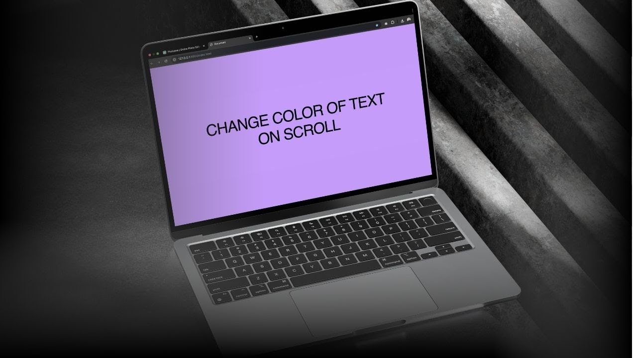 Change Background on Scroll with JavaScript Intersection Observer API | Web Design Tutorial