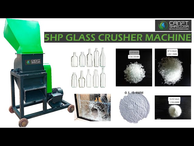 Glass Grusher - Glass Bottle Crushing Machine at RS 1,25,000 capacity ...