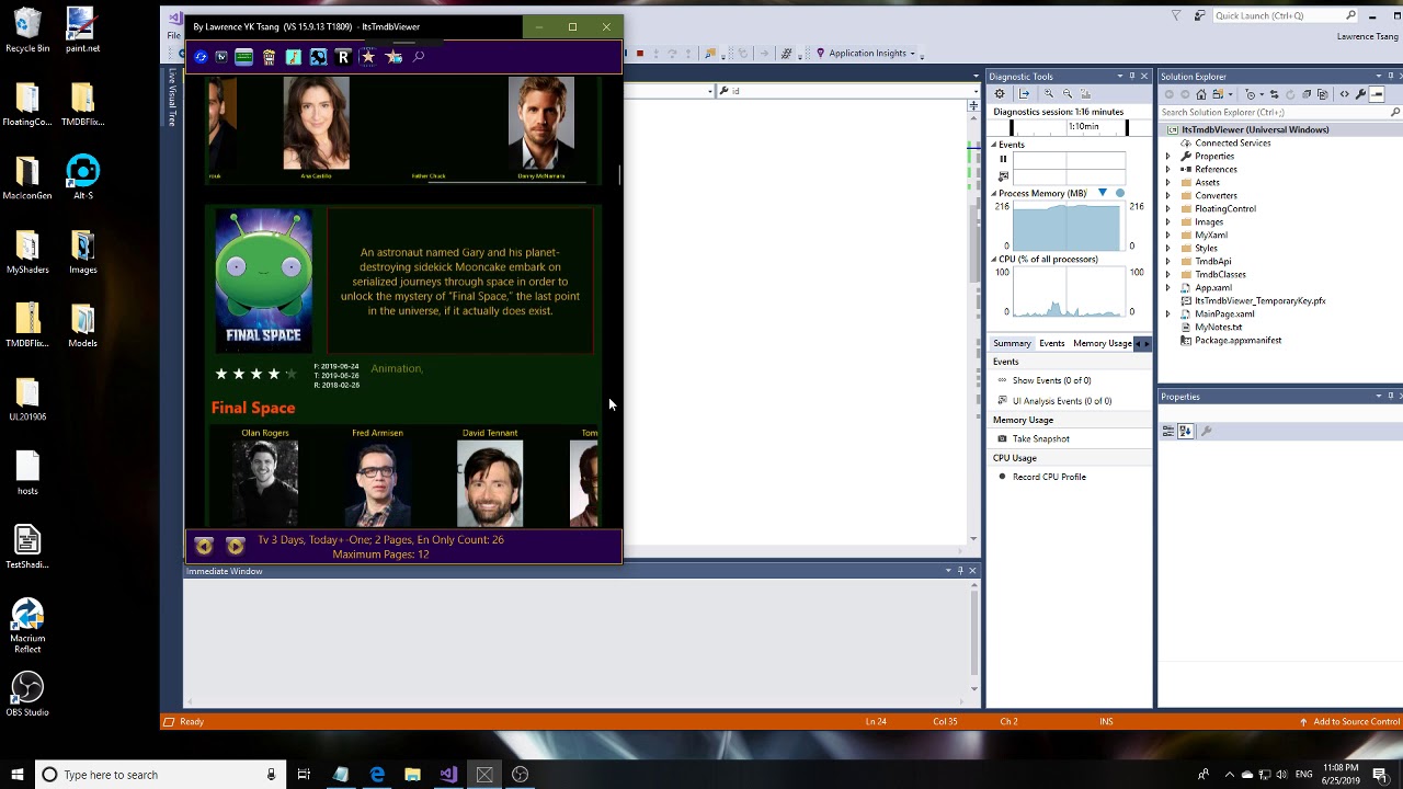 UWP C# XAML - Testing ListView in a Cell of a GridView