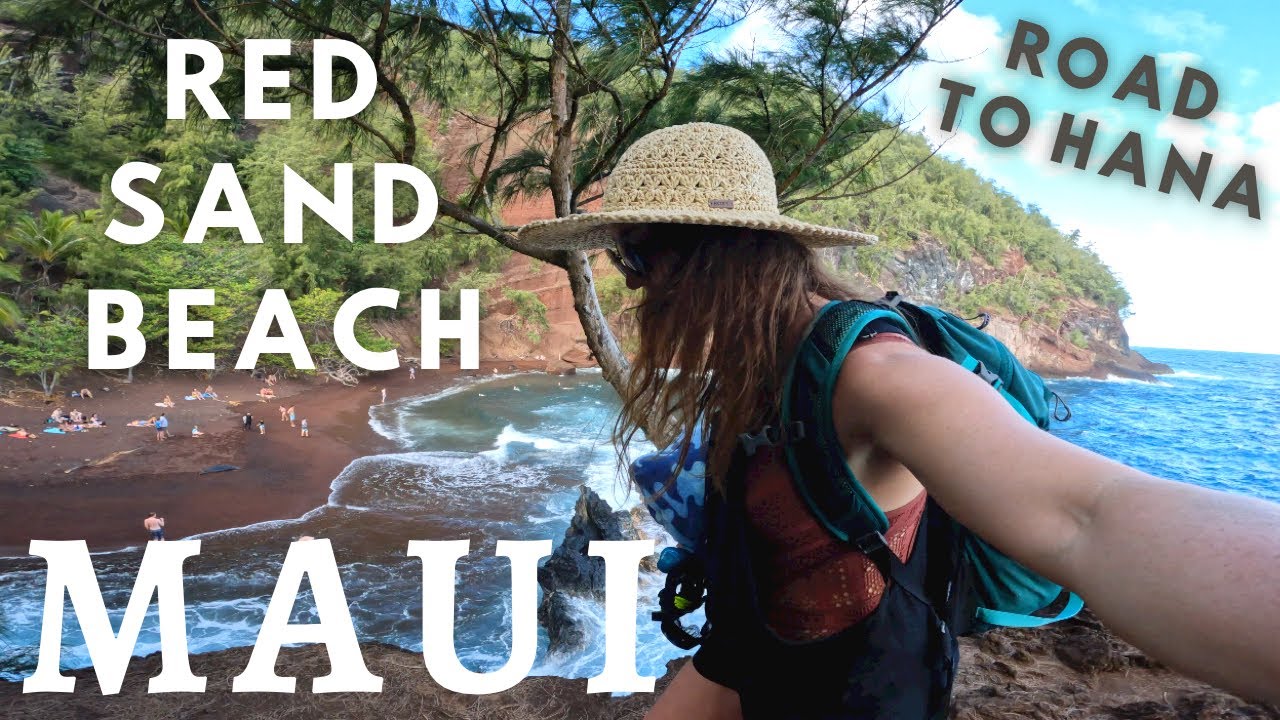SECRET Red Sand Beach in MAUI