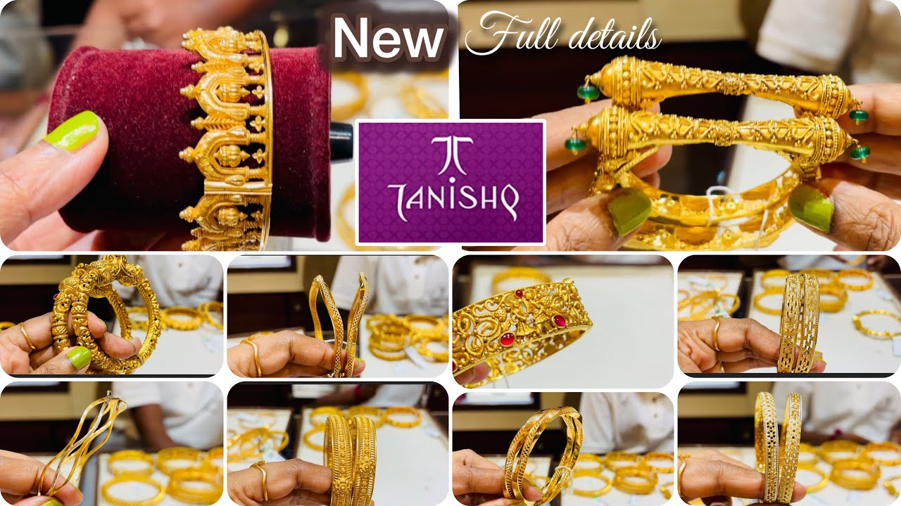 Tanishq 🔥Latest Gold Bangle’s designs with price | Tanishq ✨Partywear to DailyWear Bangle collection