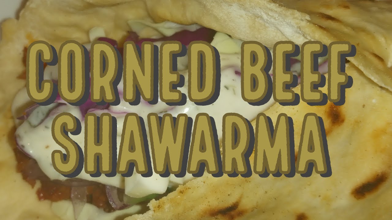 Corned Beef Shawarma w/ Creamy Dill Sauce, Homemade Pita Bread, Corned Beef Part 2