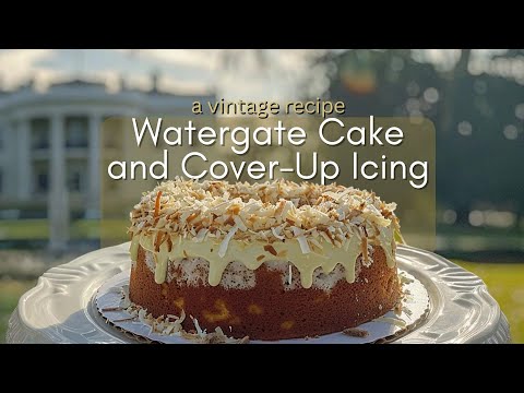 Watergate Cake and Cover-Up Icing - A Delicious Pistachio Cake Vintage Recipe