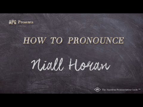 How to Pronounce Niall Horan (Real Life Examples!)
