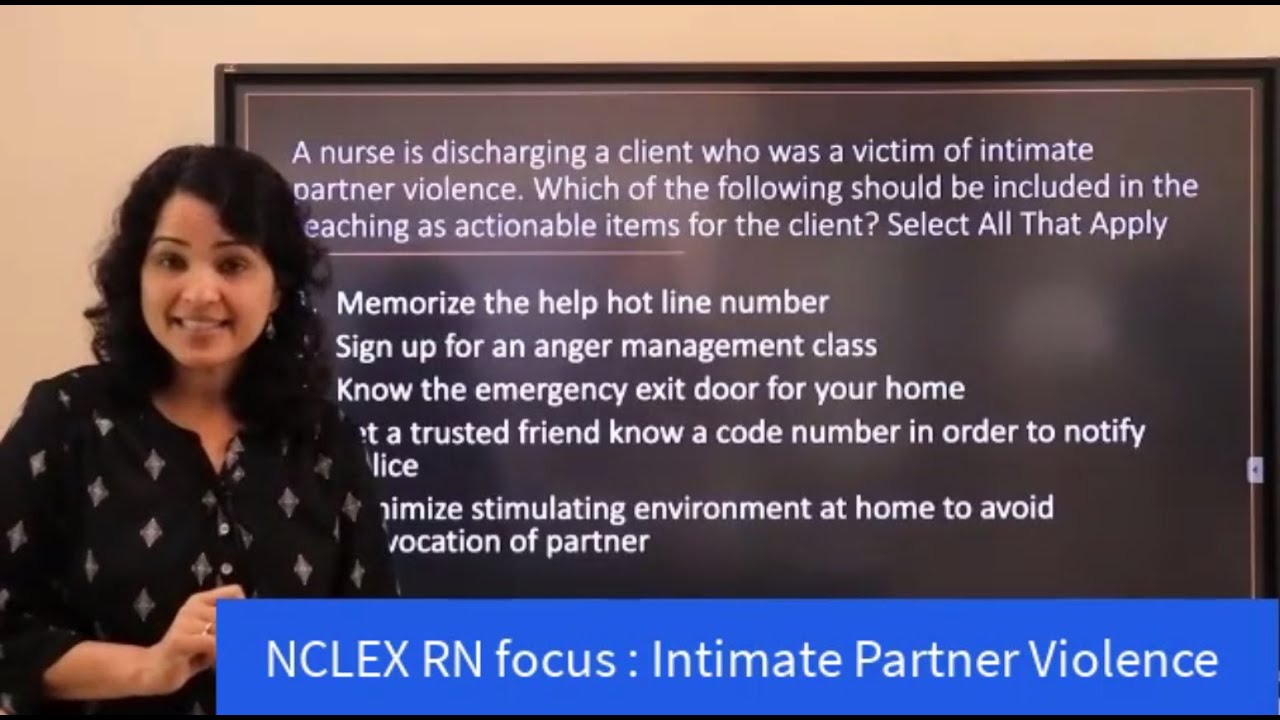 NCLEX Focus on Intimate Partner Violence (IPV)