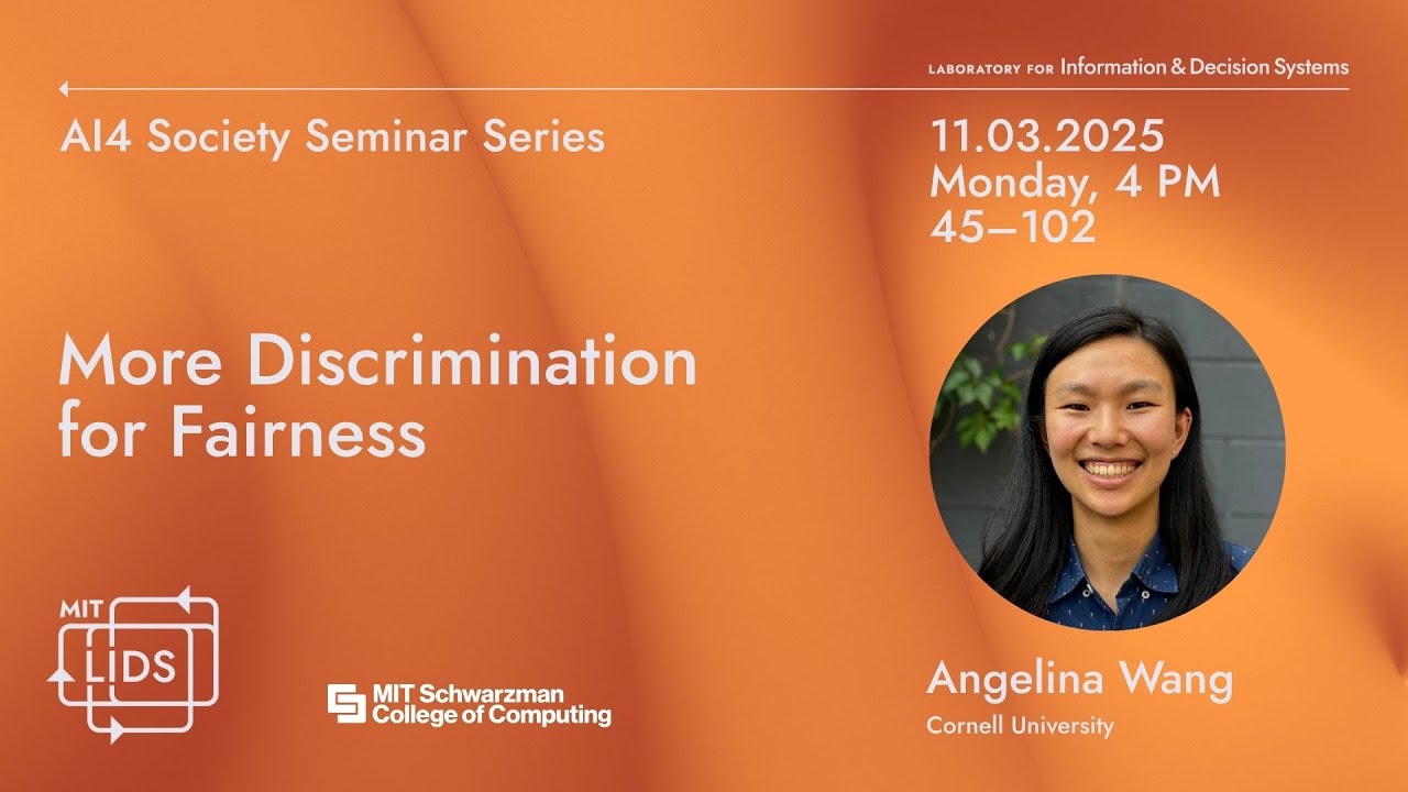 2025 AI4Society Seminar: Angelina Wang (Cornell University)