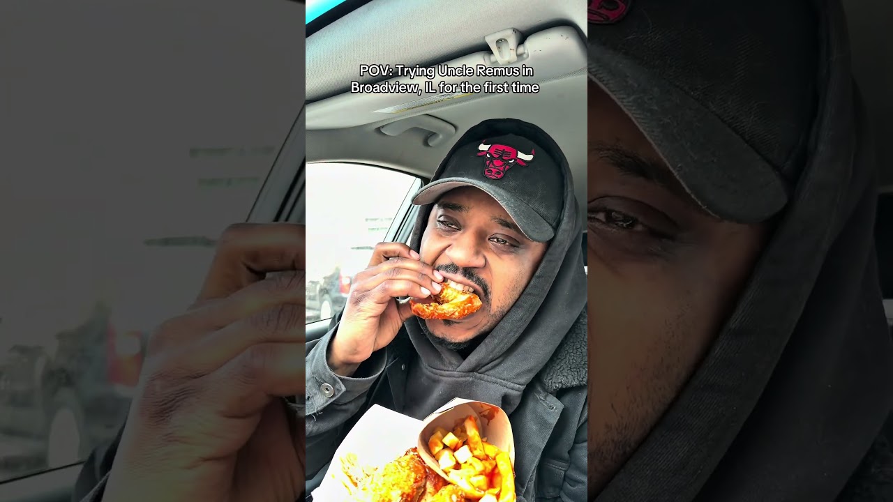 Trying Uncle Remus in Broadview for the First Time | 6 piece Chicken Wing fried hard mild sauce on