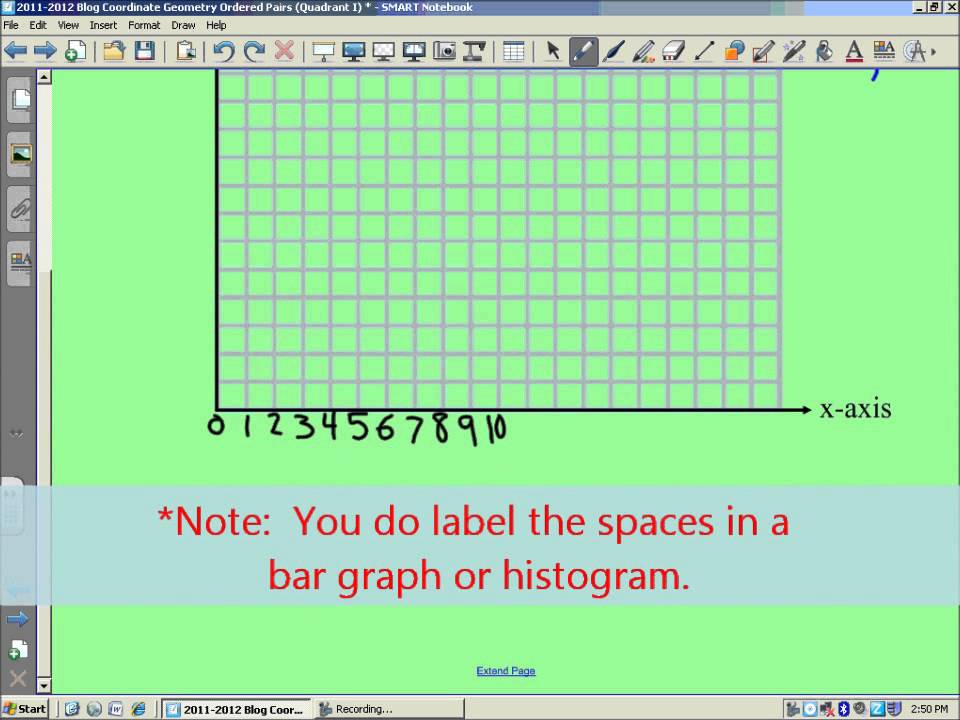 Video Walkthrough:  Coordinate Geometry - Ordered Pairs (in Quadrant I)