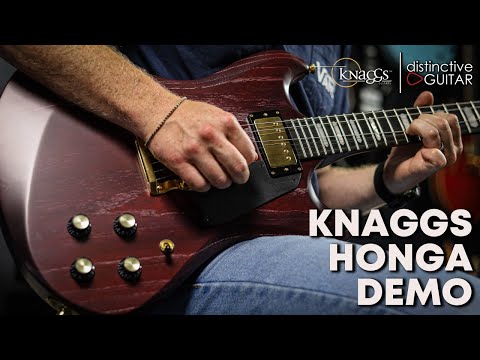 Knaggs Honga - Burgundy Drift with Swamp Ash Body | Reverb