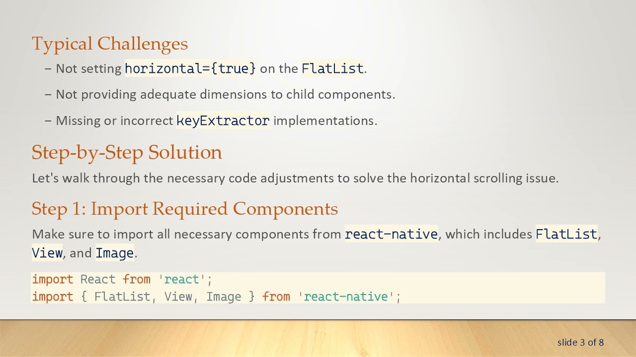 Solving the Horizontal Scroll Issue in Your React Native App