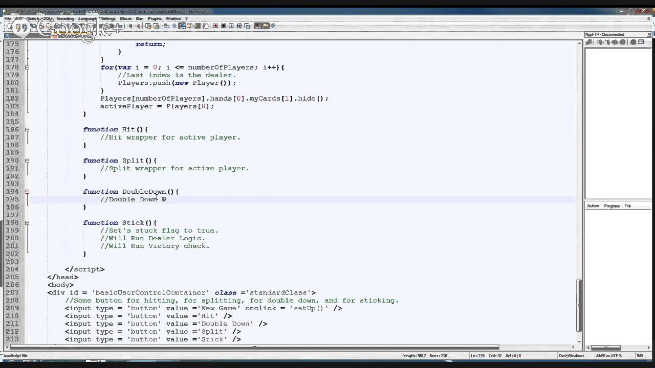 Let's Code: Blackjack (Take Two)