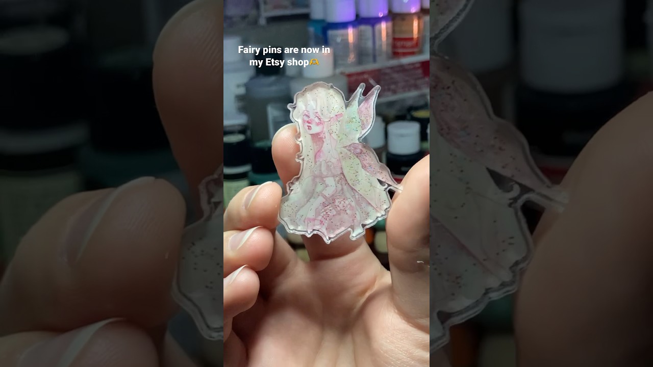 FAIRY ACRYLIC PINS🧺🫶🌜✨