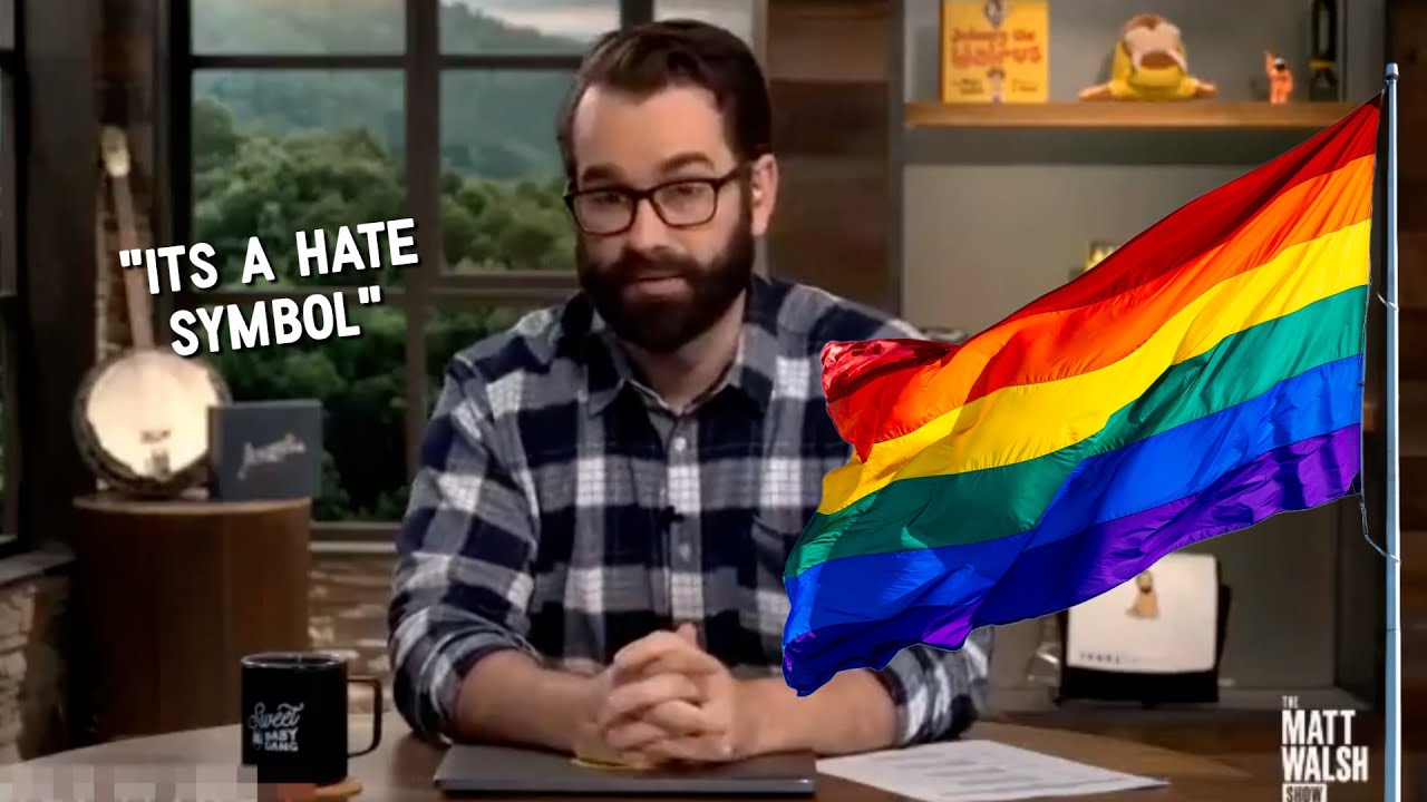 Daily Wire Host Throws Hatred Fueled Tantrum About The Pride Flag