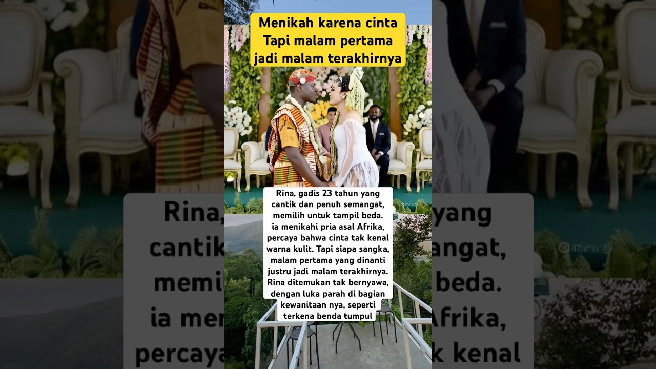 Menikah karena cinta, Tapi malam pertama jadi malam terakhirnya #viralvideo #menikah #trending