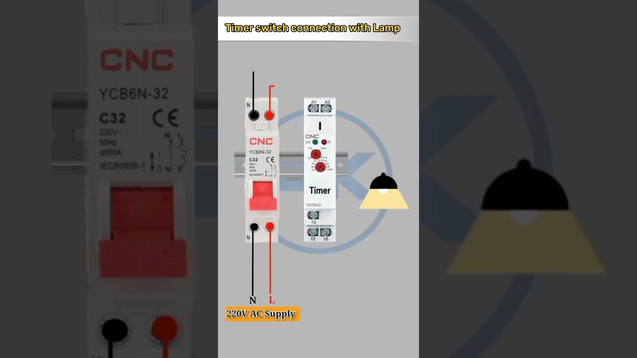 Wire A Timer Switch to A MCB for Lighting Control