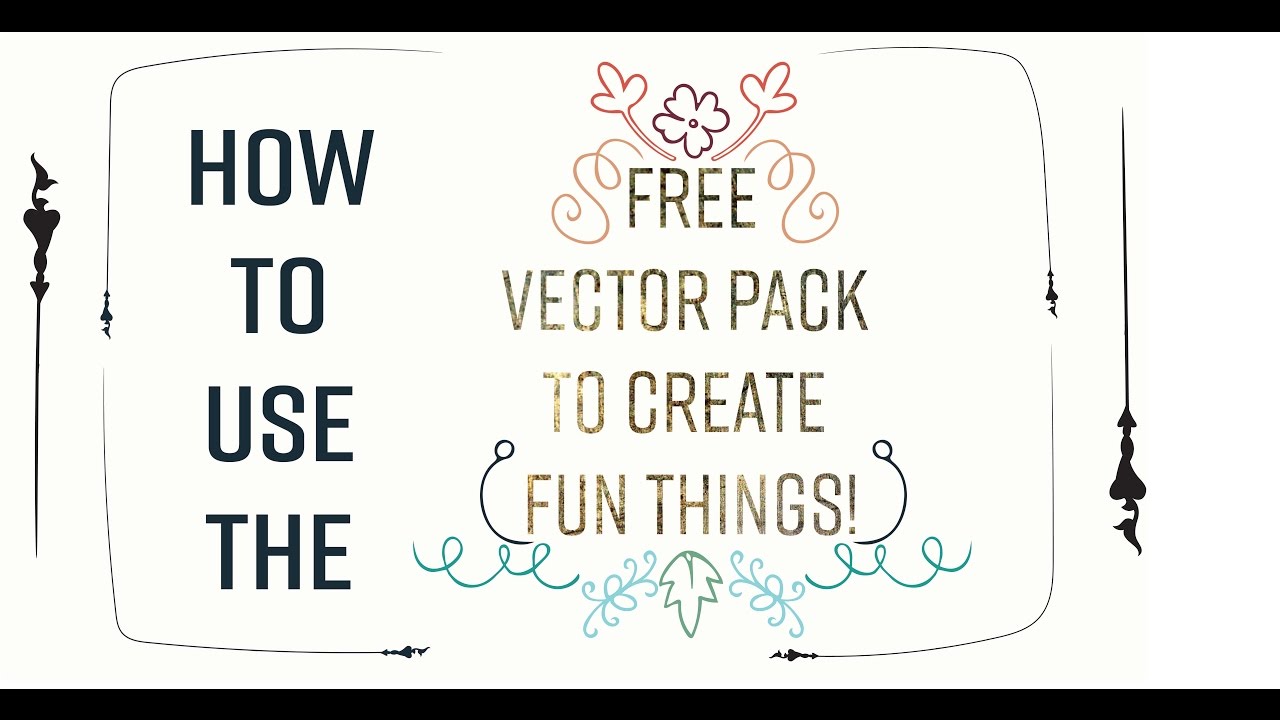How to use the Free Vector Pack